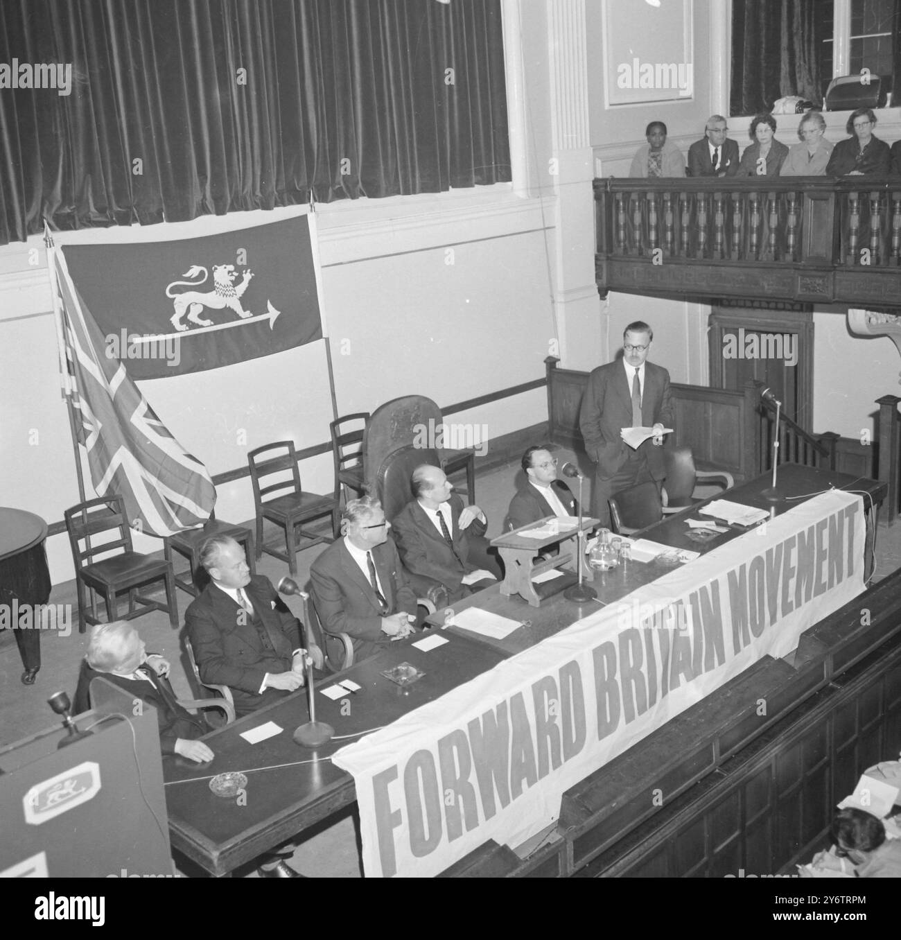 FORWARD BRITAIN MOVEMENT MEETING IN LONDON 15 SEPTEMBER 1961 Stock ...