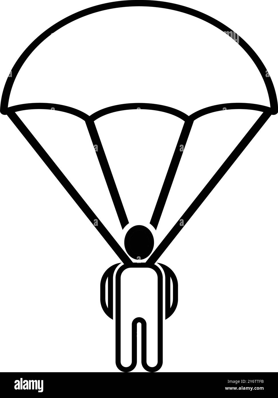 Parachute jump man Cut Out Stock Images & Pictures - Alamy