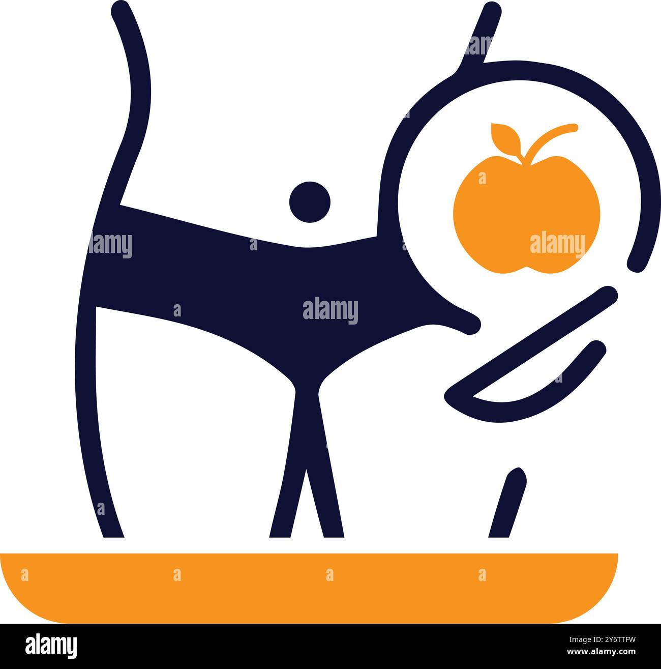 slim body, slim food, slim diet icon Stock Vector Image & Art - Alamy