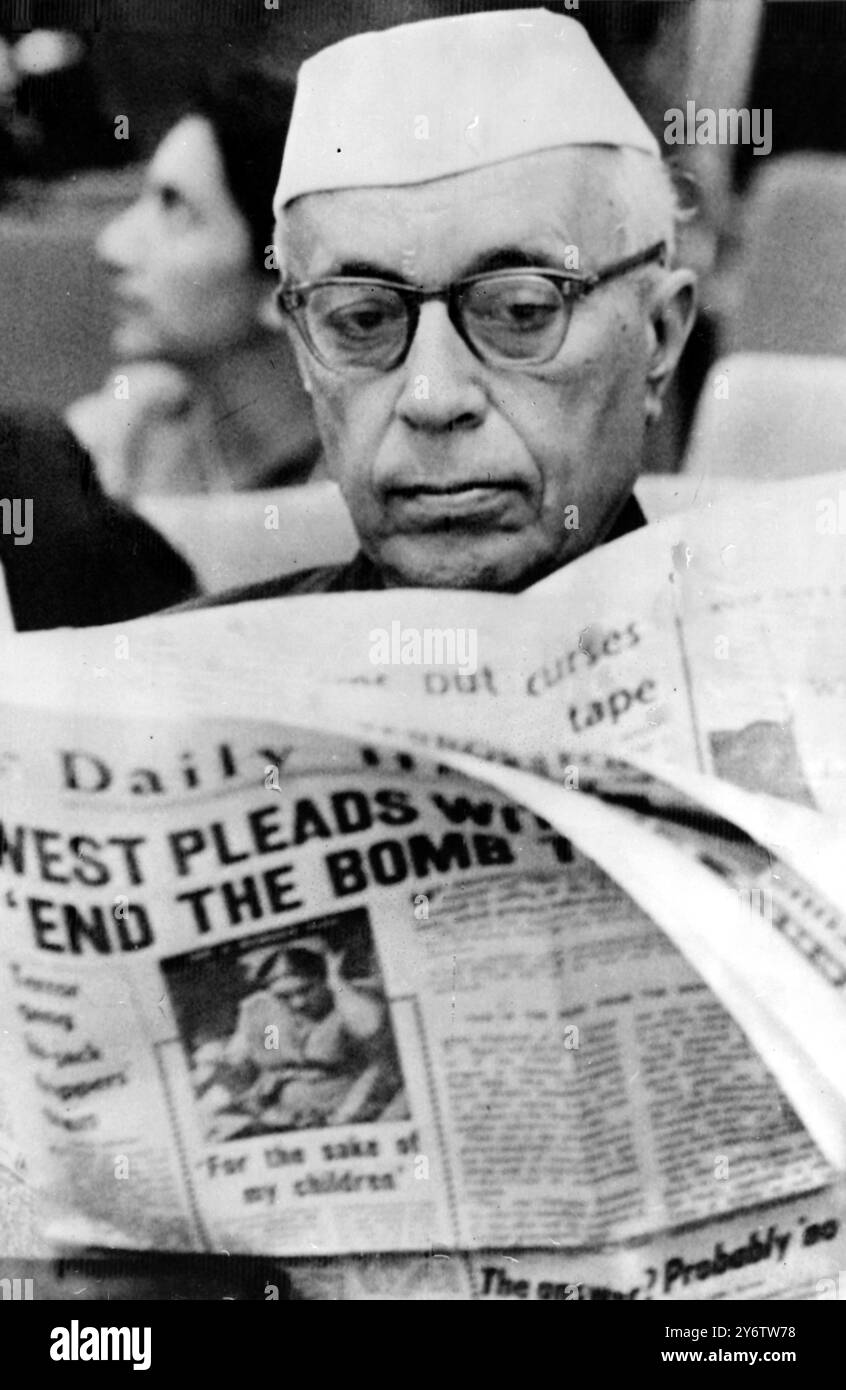 INDIAN PRIME MINISTER SHRI JAWAHARLAL PANDIT NEHRU IN BELGRADE 5 ...