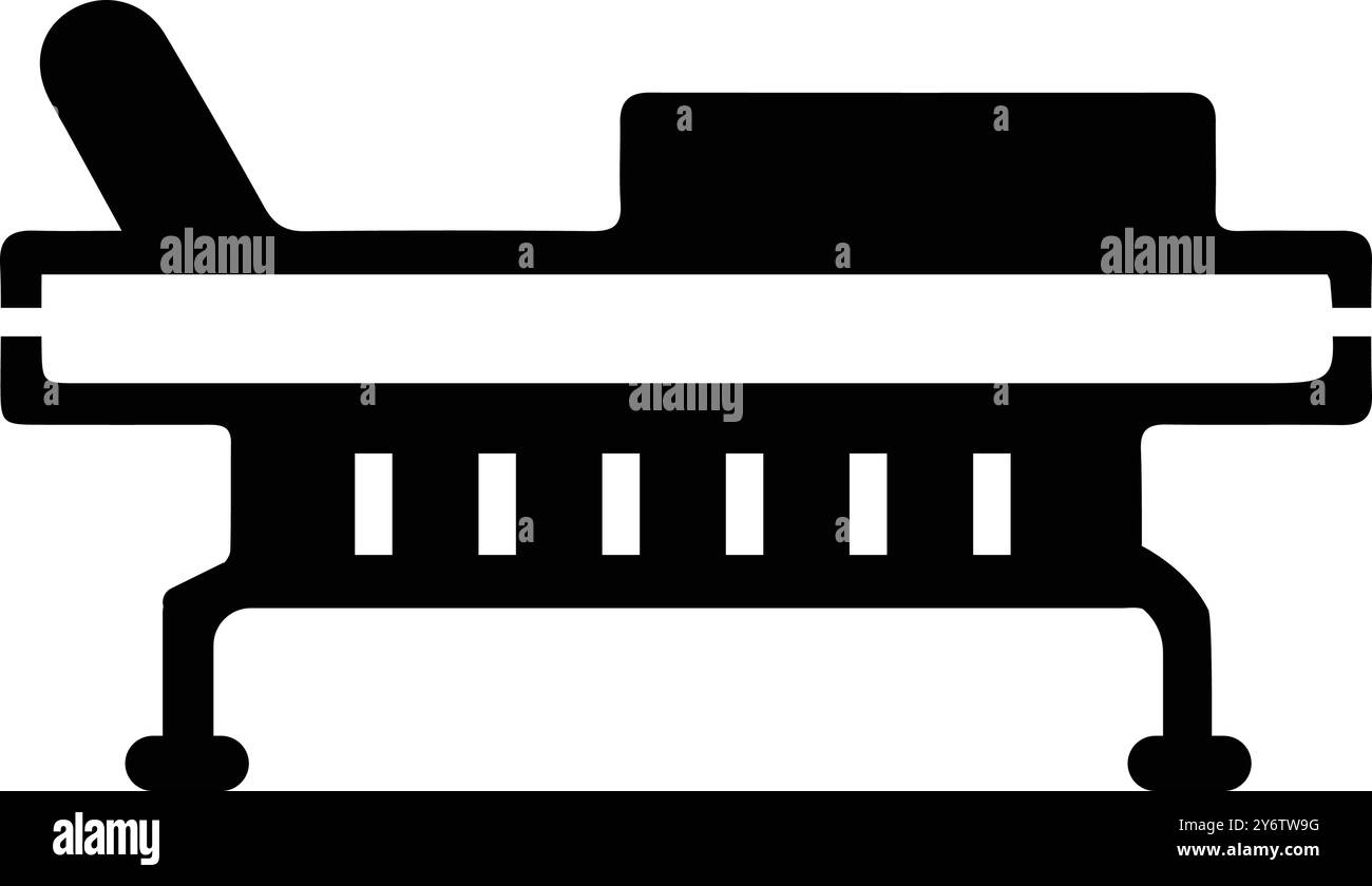 Bed wheels medical healthcare Cut Out Stock Images & Pictures - Alamy