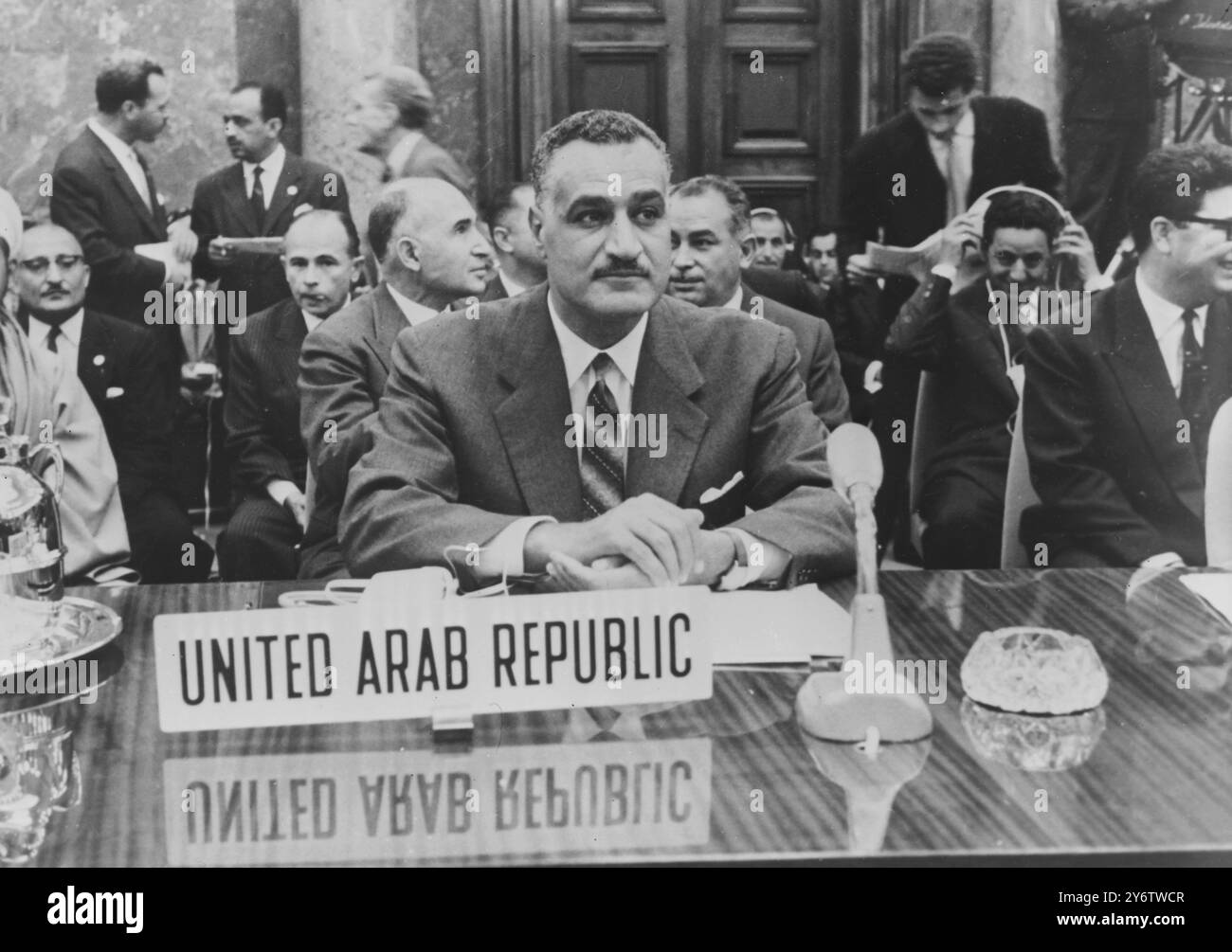 Belgrade conference nasser hi-res stock photography and images - Alamy