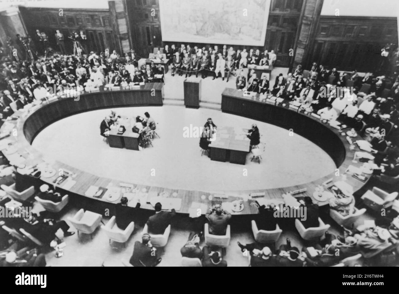 SUMMIT CONFERENCE IN BELGRADE / 1 SEPTEMBER 1961 Stock Photo - Alamy