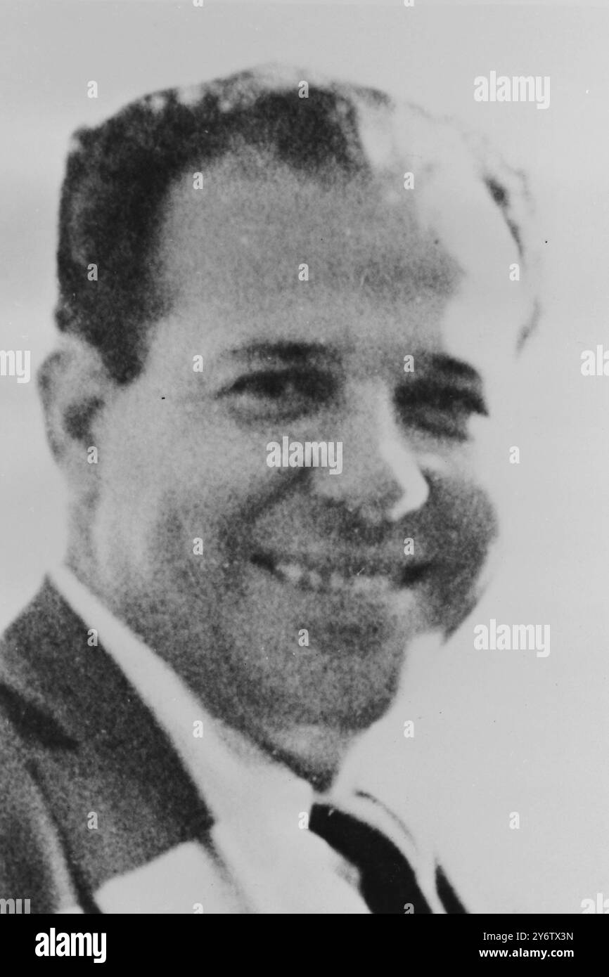 BRAZILIAN VICE PRESIDENT JOAO GOULART BRAZIL / 29 AUGUST 1961 Stock ...