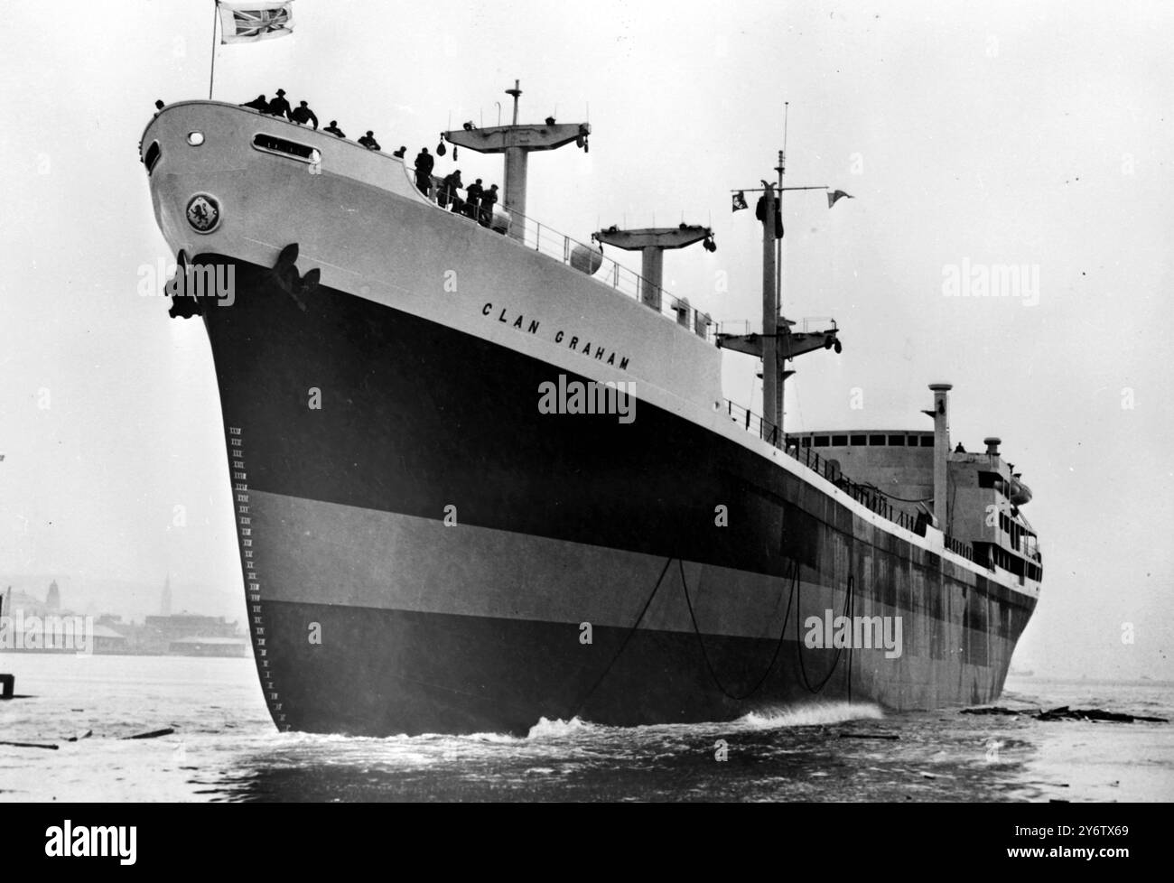 BOATS CLAN GRAHAM MOTOR BOAT LAUNCHED GREENOCK 26 AUGUST 1961 Stock ...