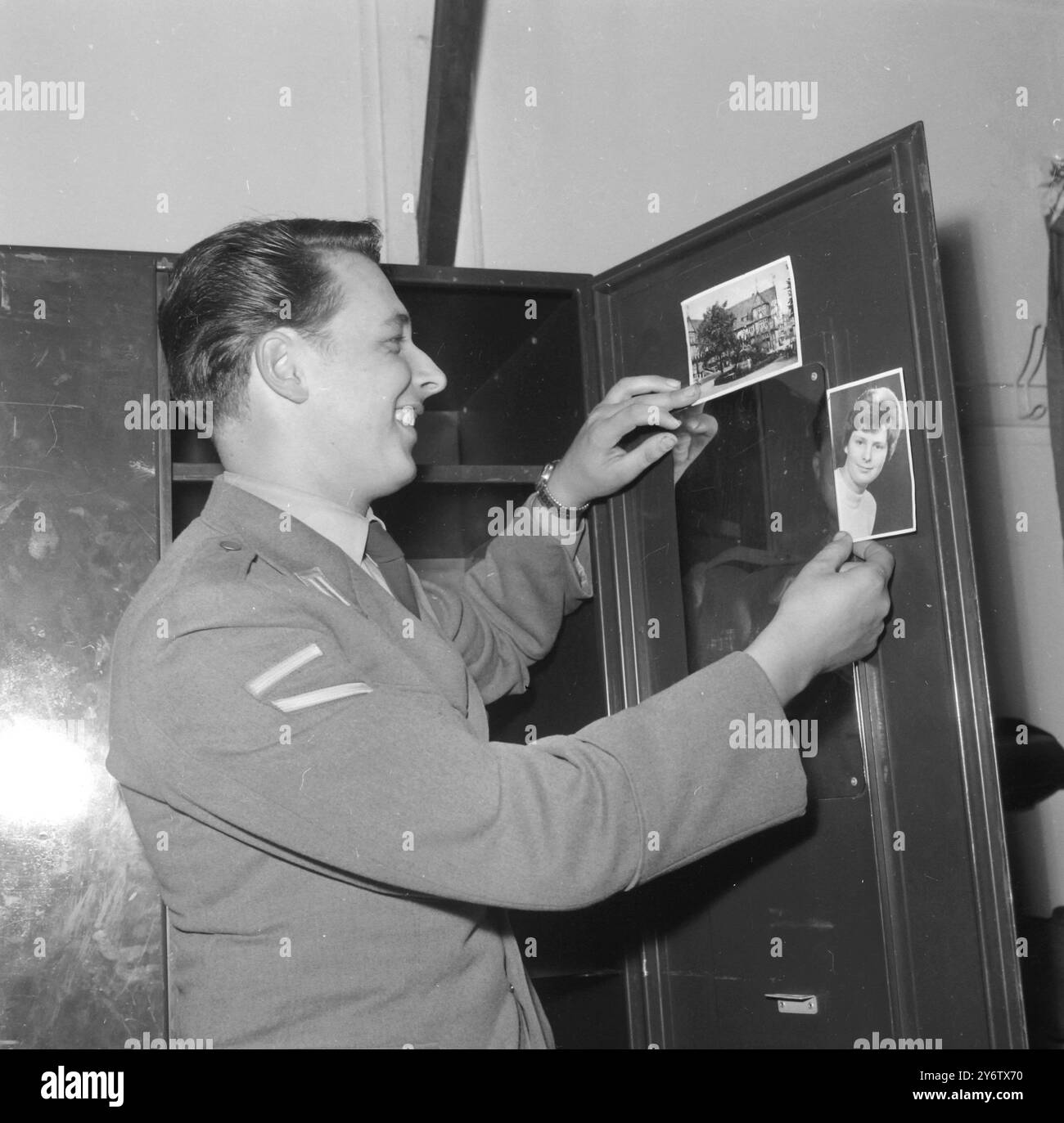GERMAN PANZER TROOPS IN WALES 26 AUGUST 1961 Stock Photo - Alamy