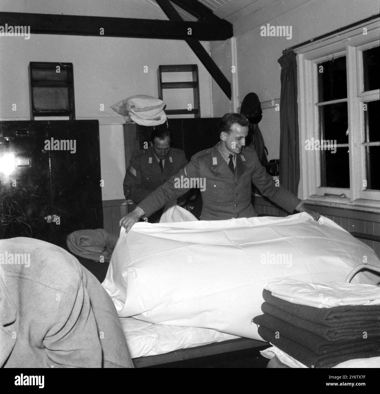 GERMAN PANZER TROOPS IN WALES 26 AUGUST 1961 Stock Photo - Alamy
