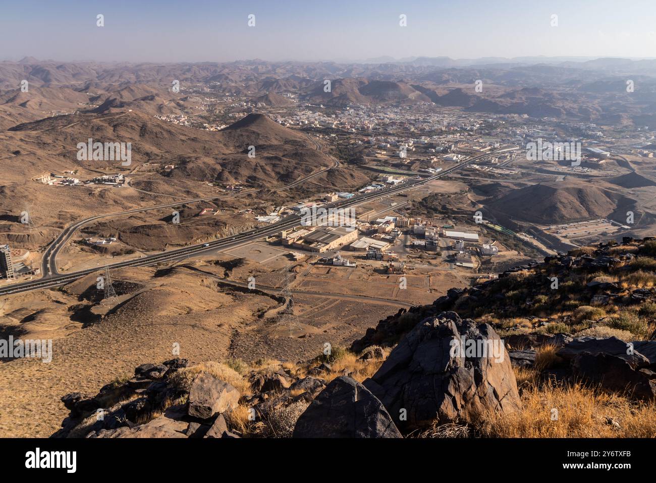 Aerial view of Dhahran al Janub, Saudi Arabia Stock Photo - Alamy