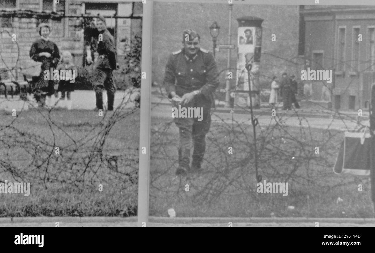 VIEW POLICE THROWS BACK FOOD PACKETS FROM WEST WOMAN BERLIN 18 AUGUST ...