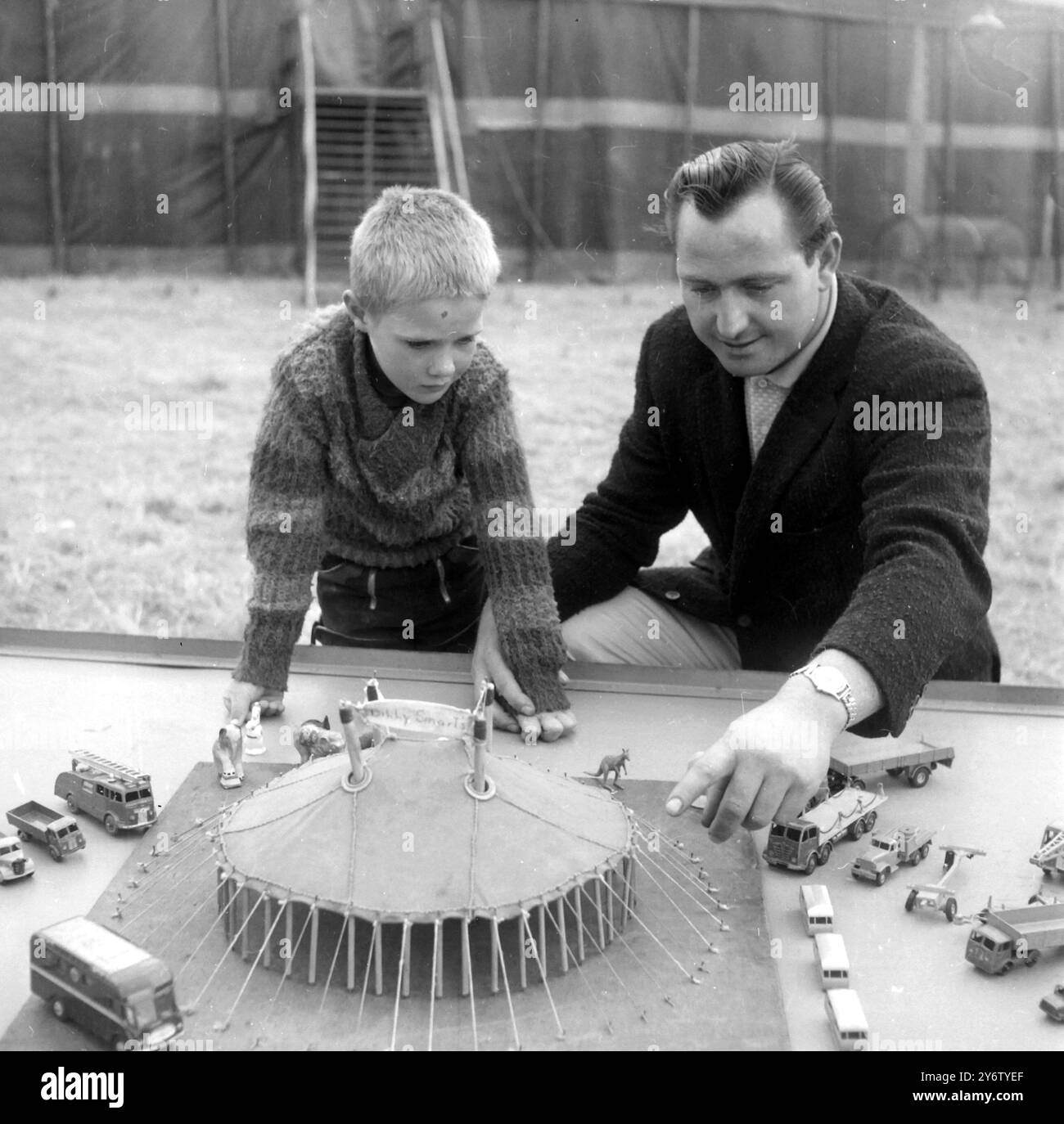 GARY SMART - GRANDSON OF BILLY SMART CIRCUS OWNER 17 AUGUST 1961 Stock ...