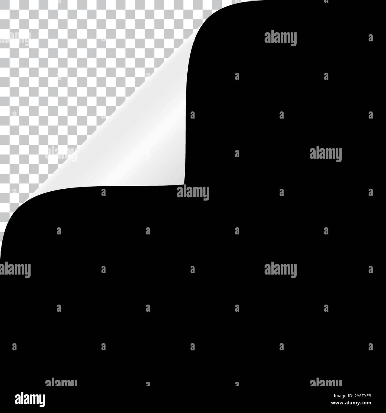 Empty page corner fold Stock Vector Images - Alamy