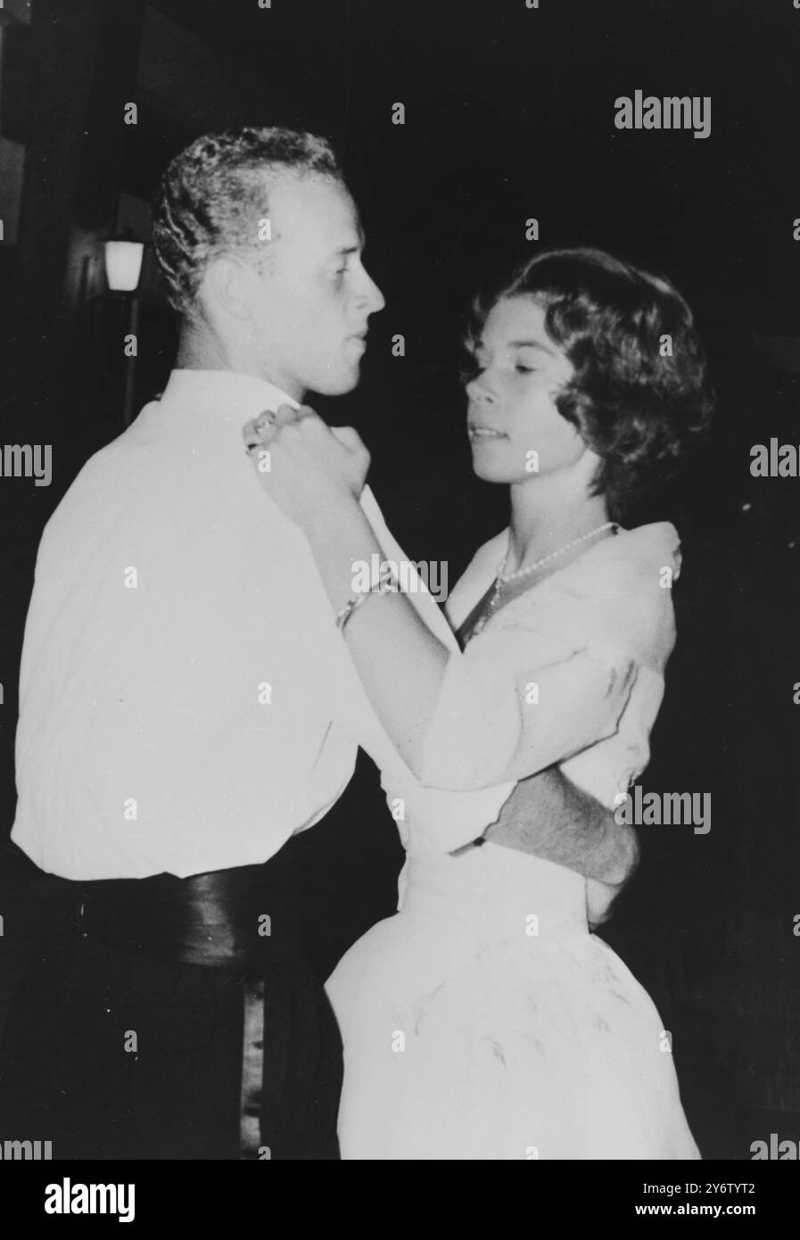PRINCESS IRENE OF GREECE DANCING IN CORFU 12 AUGUST 1961 Stock Photo ...