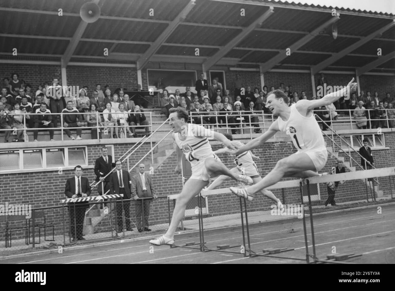 ATHLETE TONY BRYAN WITH BRUNO GALLIHER & JOHN COOPER / 12 AUGUST 1961 ...