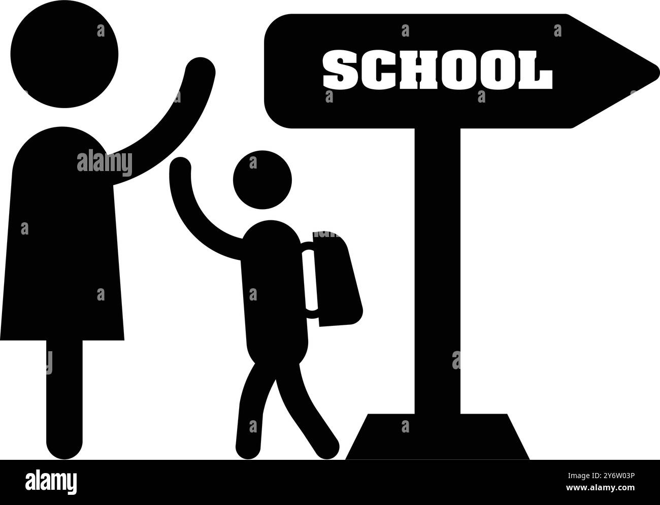 sign, post, road sign, school sign, students, kids, school signpost ...