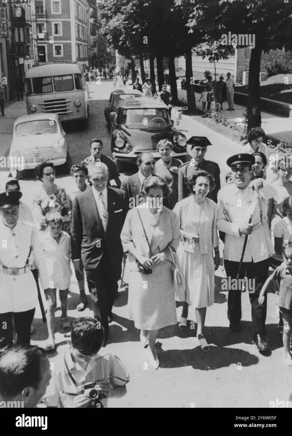 SPANISH BORN QUEEN FABIOLA OF BELGIUM 8 AUGUST 1961 Stock Photo - Alamy