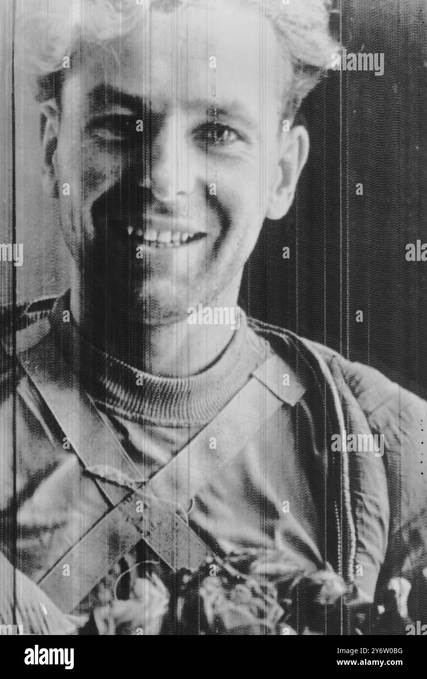 SECOND SOVIET ASTRONAUT MAJOR GHERMAN STEPANOVICH TITOV 8 AUGUST 1961 ...