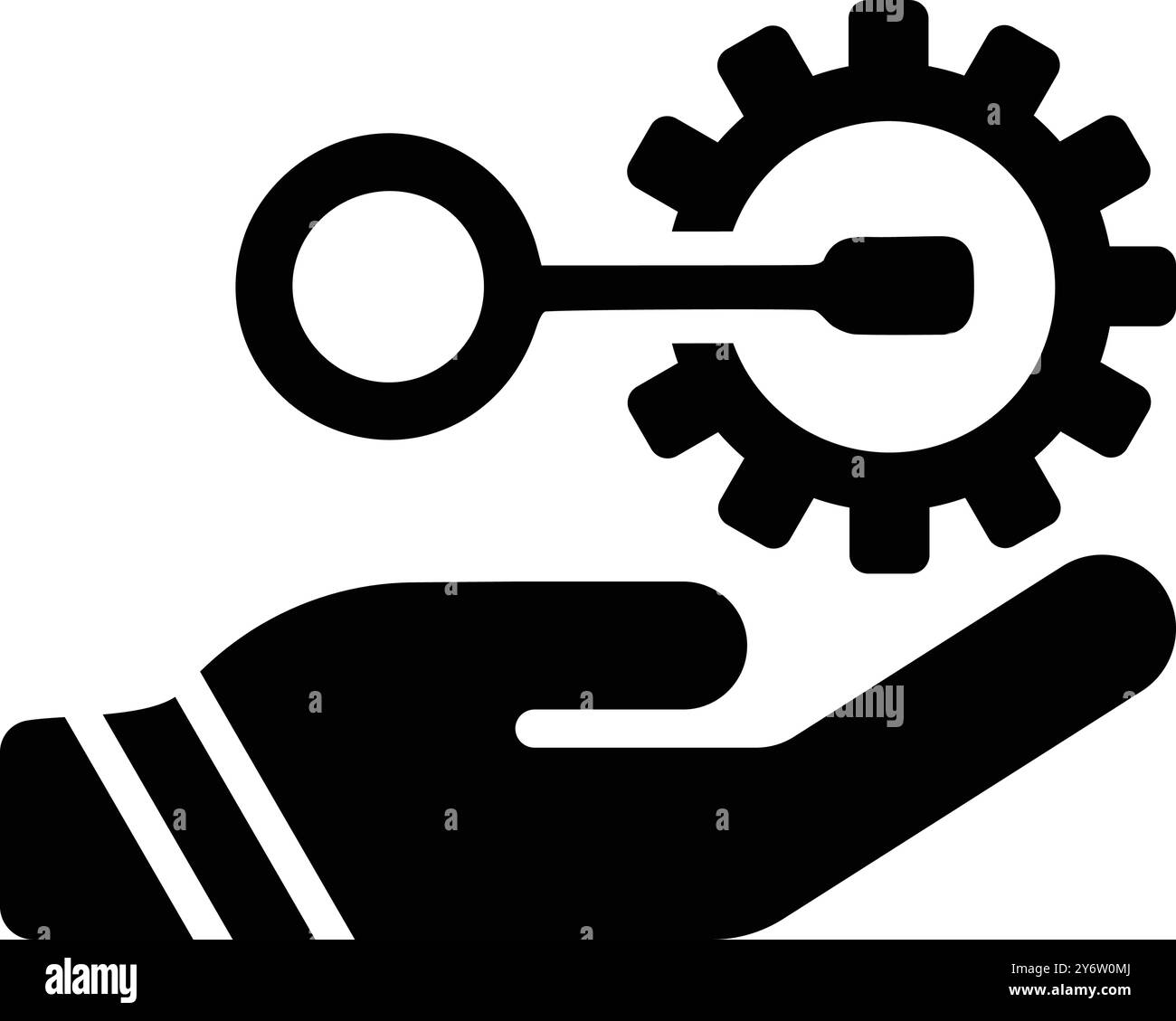 gear, technical, support, man, settings, technical support icon Stock ...