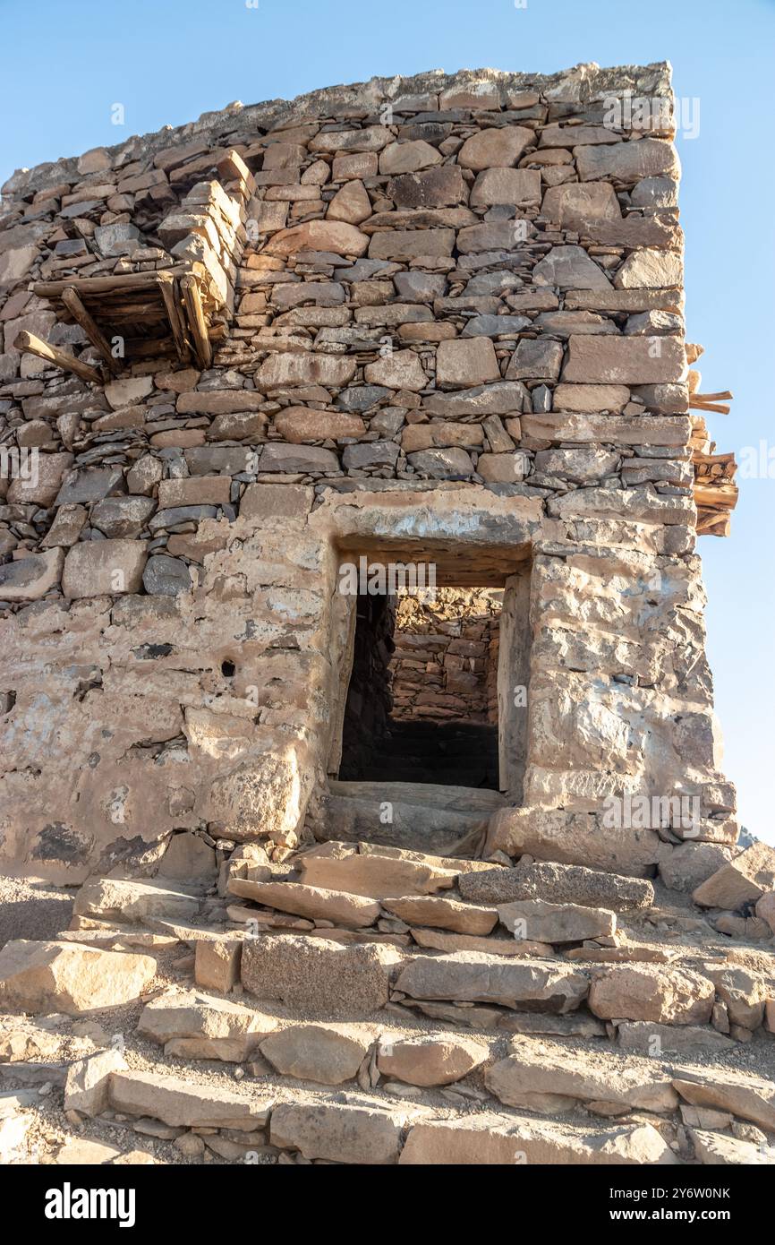 Ruins of Raoum castle in Najran, Saudi Arabia Stock Photo - Alamy