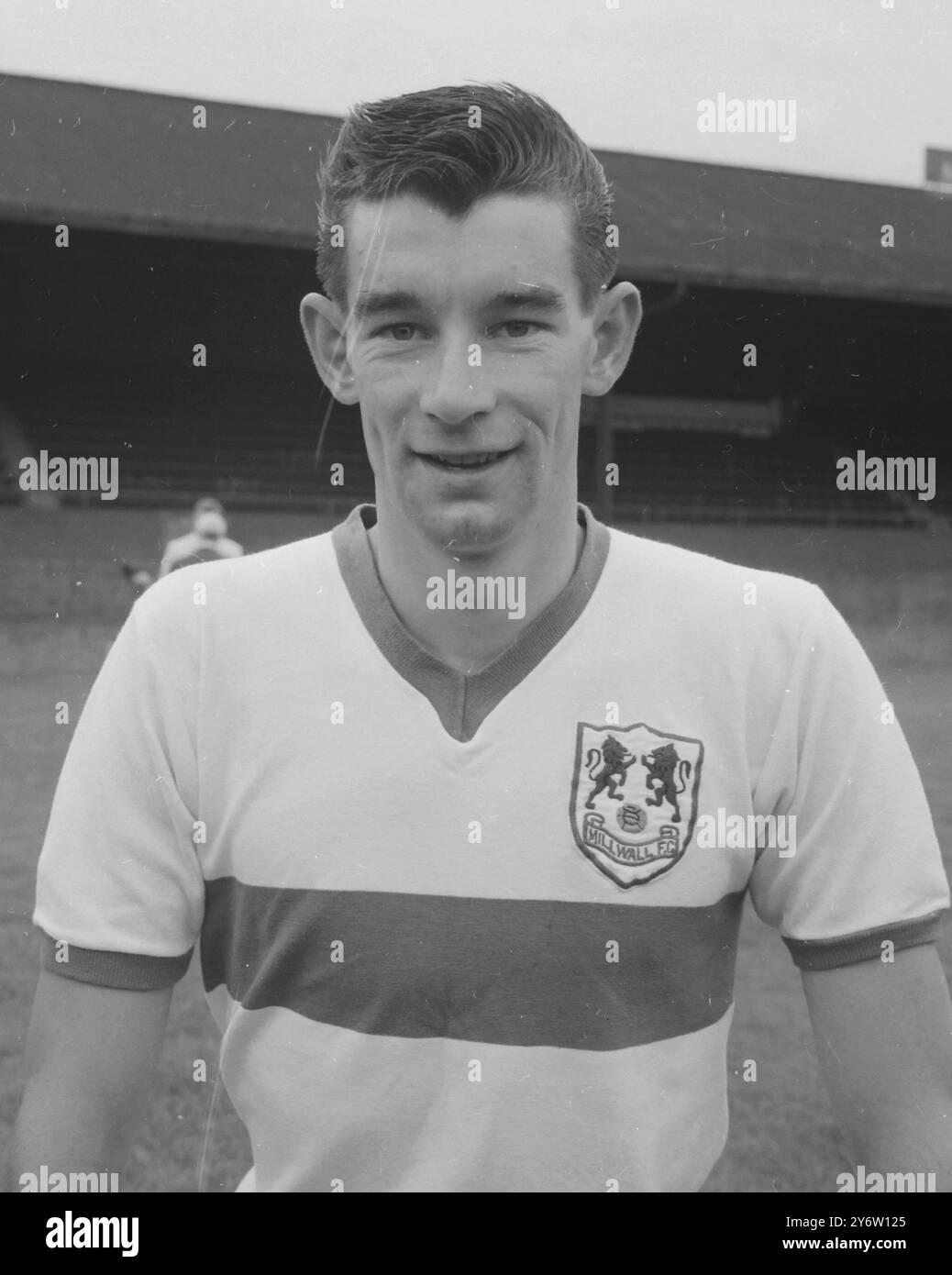TOMMY WILSON FOOTBALLER MILLWALL FOOTBALL CLUB 31 JULY 1961 Stock Photo ...