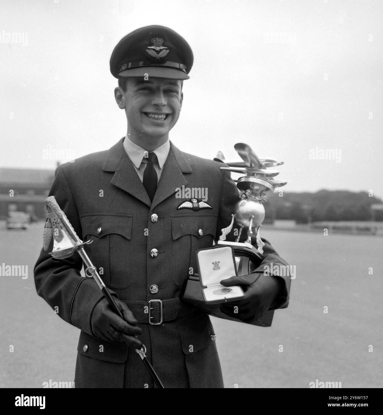 HAYWARD N R RAF PASSING OUT CRANWELL / 1 AUGUST 1961 Stock Photo - Alamy