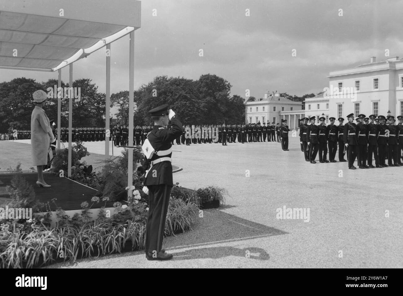 MILITARY ACADADEMY PRINCESS MARINA ON THE SALUTING BASE SANDHURST 28 ...