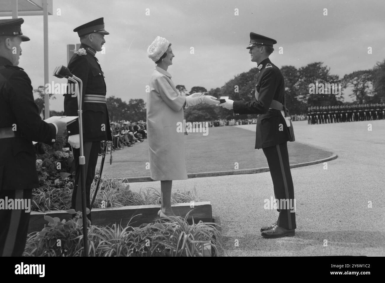 MILITARY ACADADEMY PRINCESS MARINA ON THE SALUTING BASE THE LONG ...