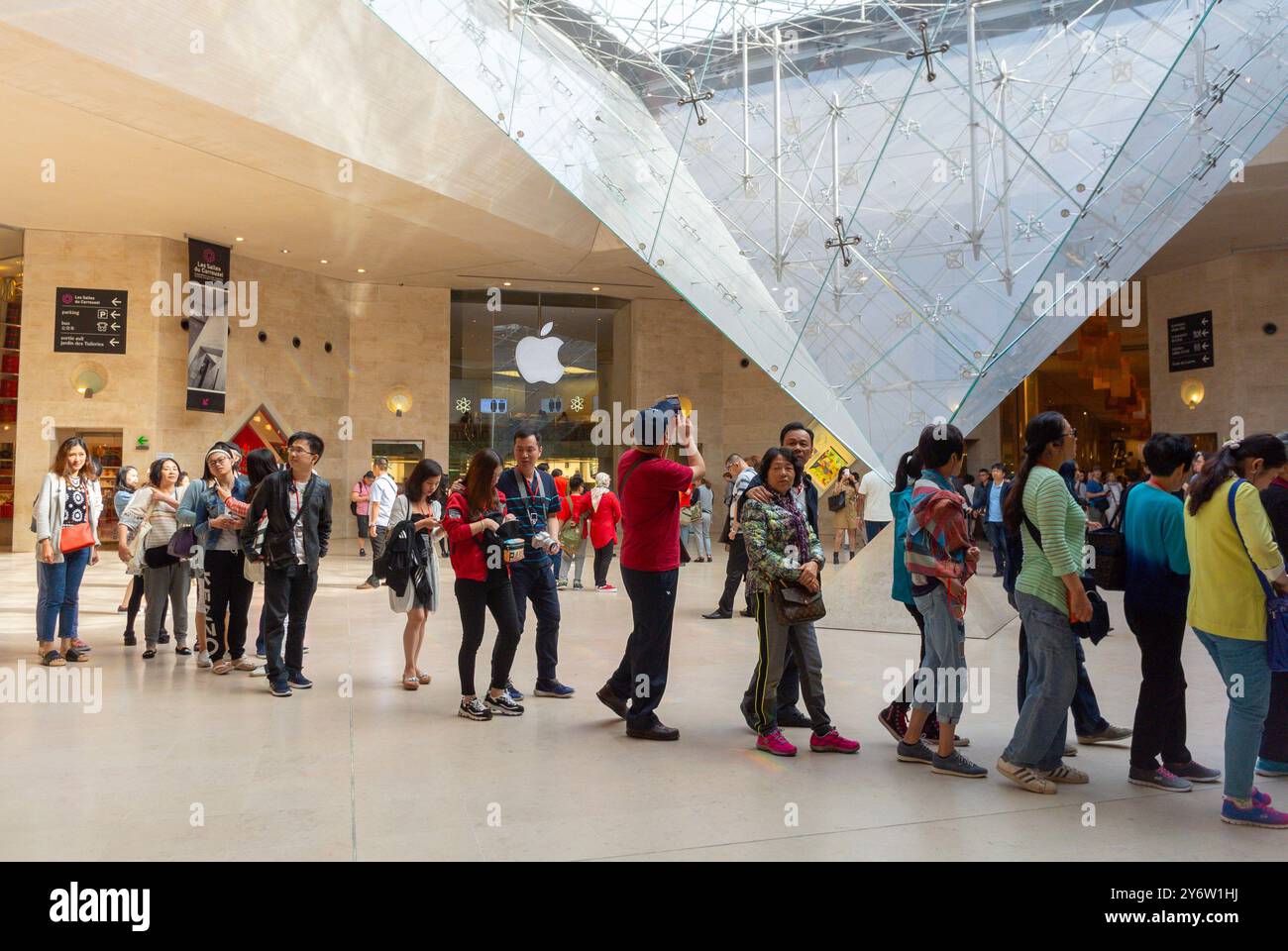 Paris, France, Wide Angle View, inside, "Le Carrousel du Louvre ...