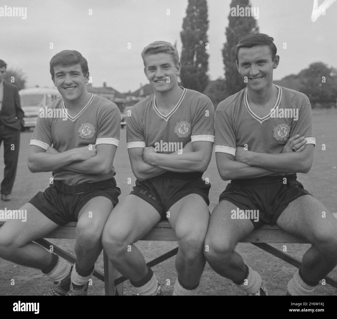 FOOTBALLERS TERRY VENABLES AND MIKE HARRISON CHELSEA FC / 28 JULY 1961 ...
