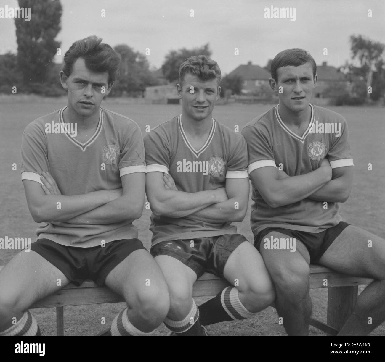 FOOTBALLERS DAVID CLISS AND MICHAEL BLOCK CHELSEA FC / 28 JULY 1961 ...