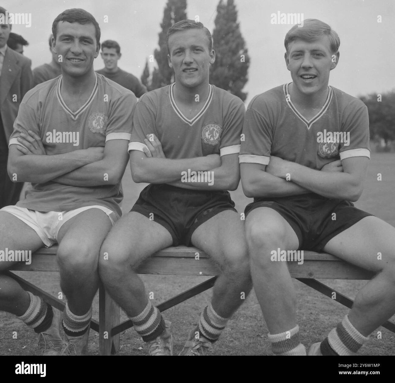 FOOTBALLERS PETER BRABROOK AND ALAN HARRIS CHELSEA FC 28 JULY 1961 ...