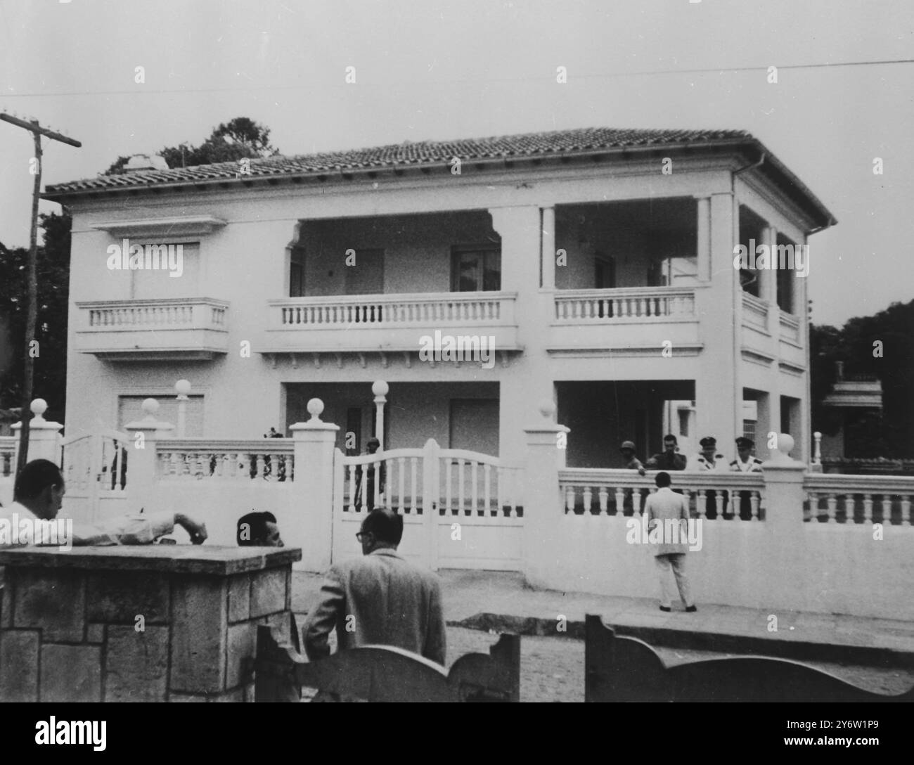 HOME OF PRESIDENT PERON PARAGUAY 27 JULY 1961 Stock Photo - Alamy