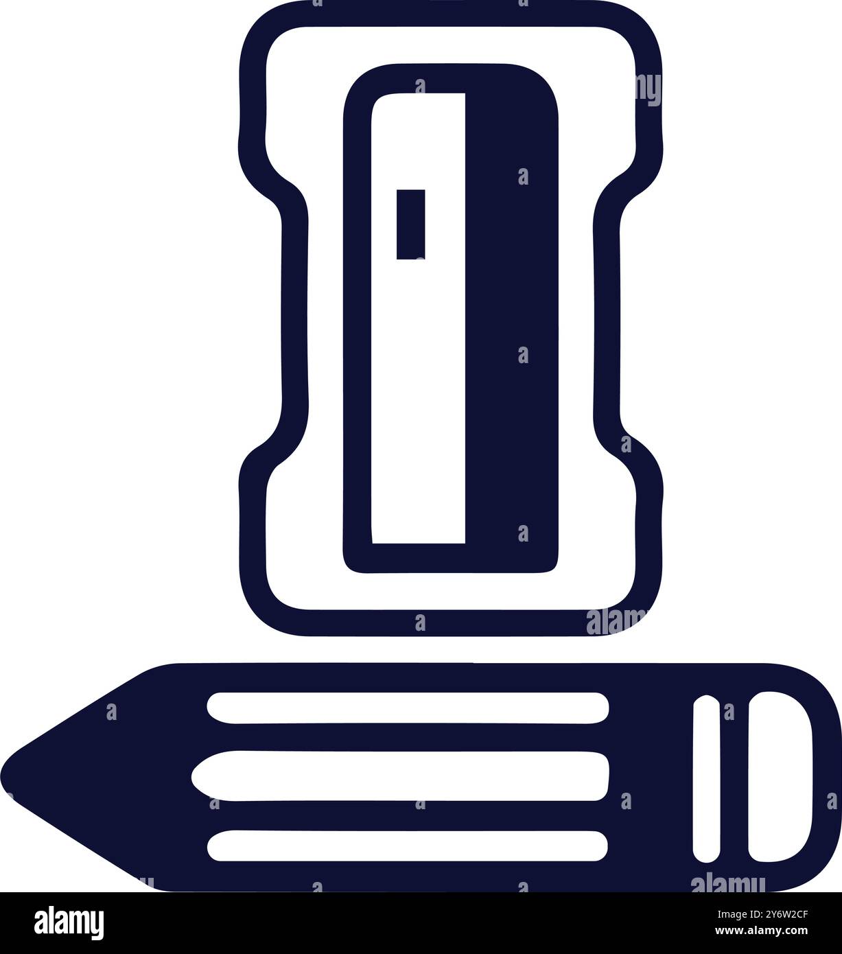 sharpener stationery tool icon Stock Vector Image & Art - Alamy