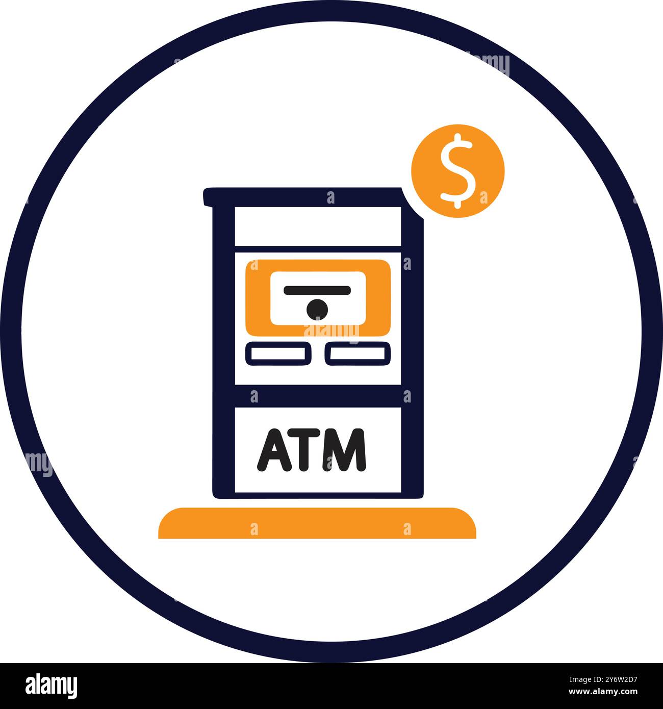 ATM, terminal, sign, road sign, ATM terminal sign icon Stock Vector ...