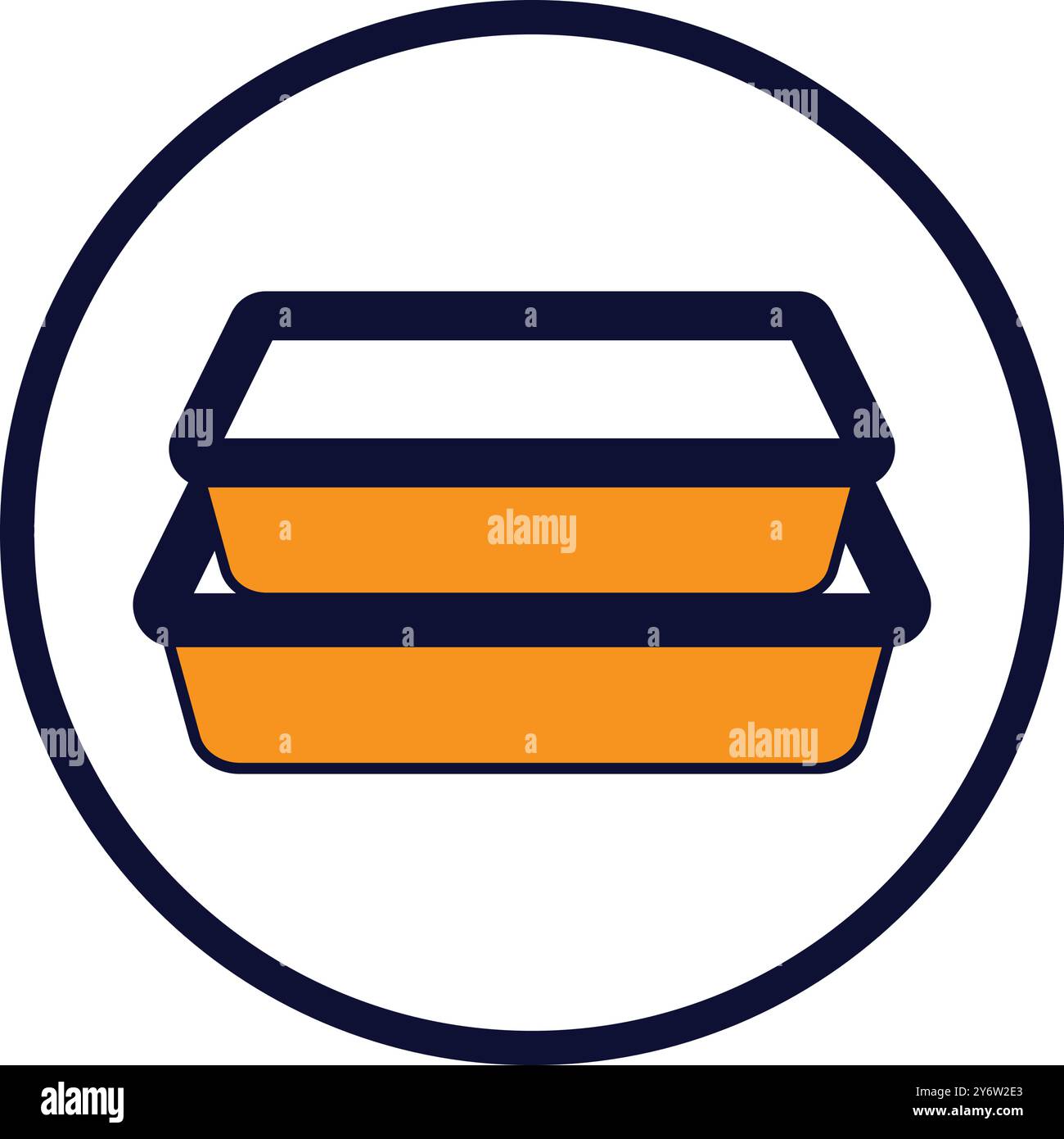 Homemade cake on tray Stock Vector Images - Alamy