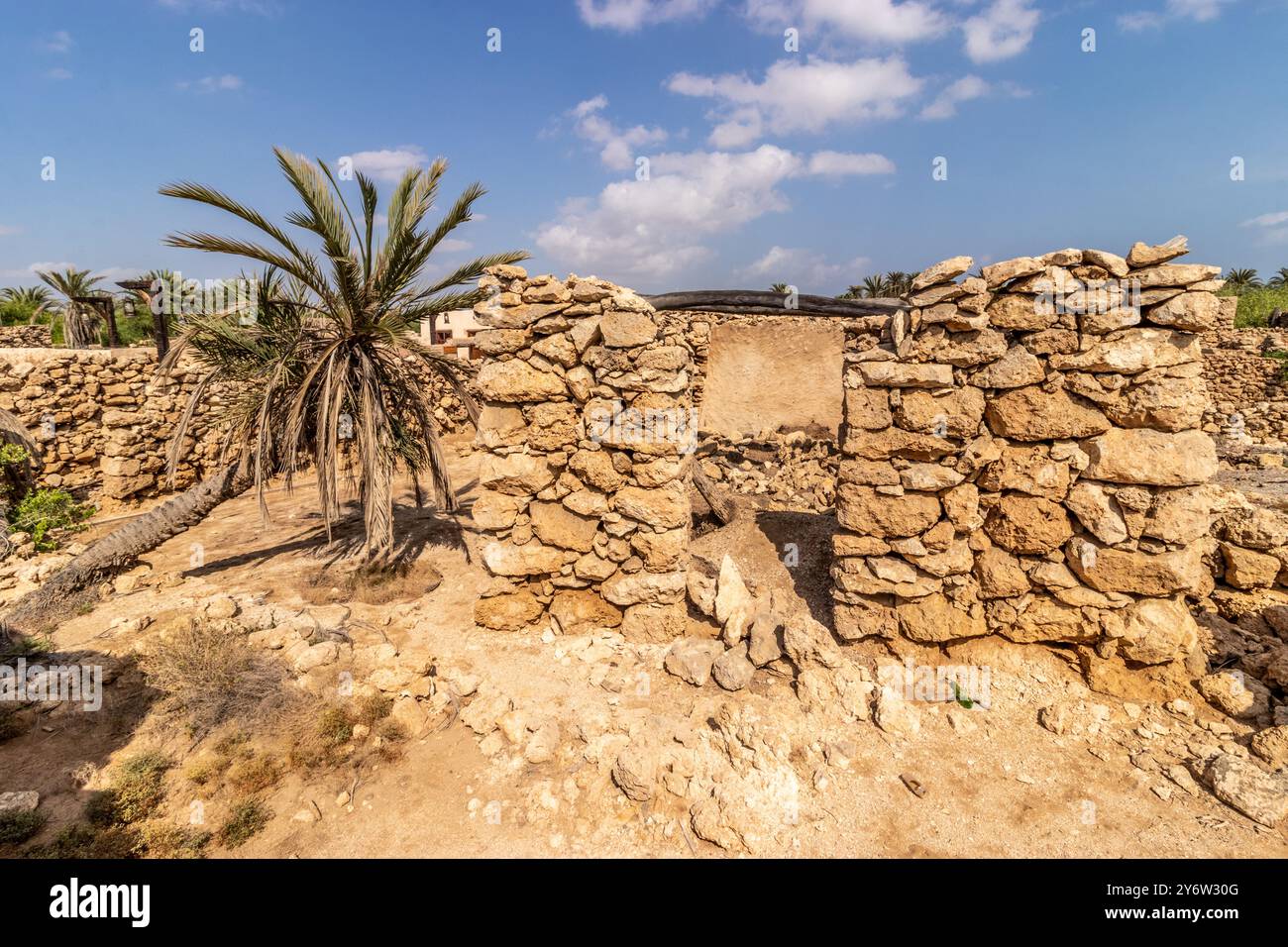 Houses in Al Qassar heritage village on Farasan island, Saudi Arabia ...
