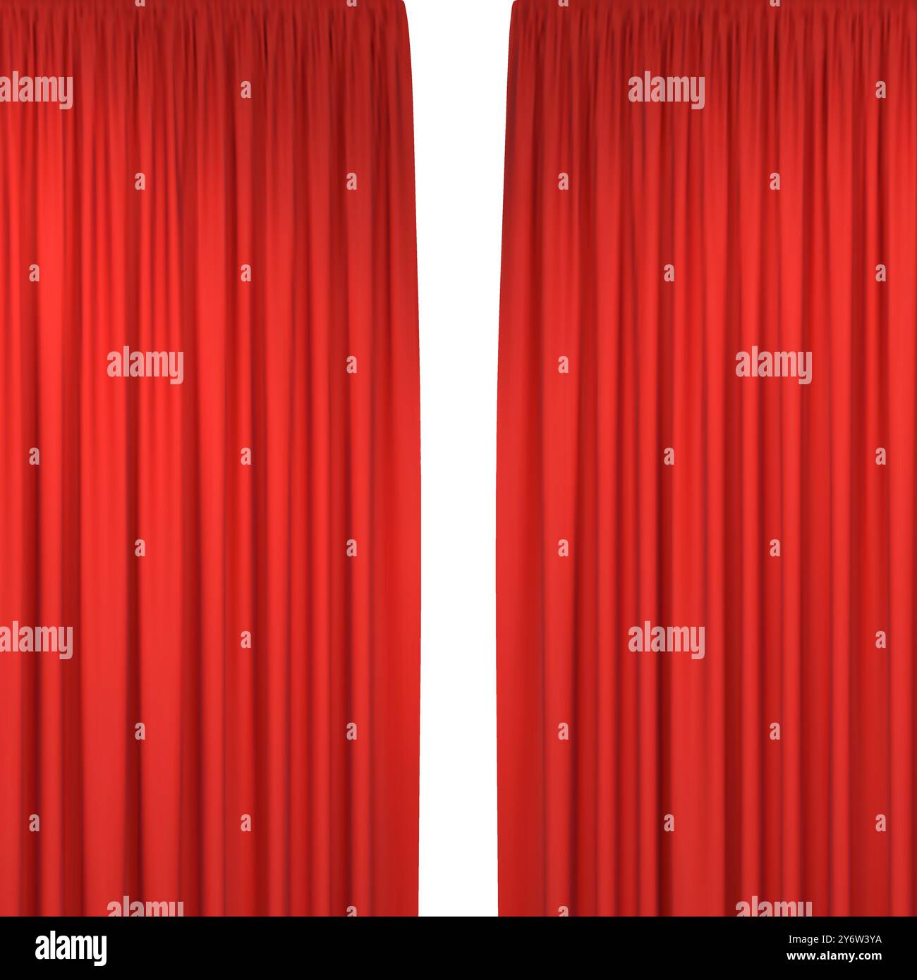 3d realistic red curtains opening Stock Vector Images - Alamy
