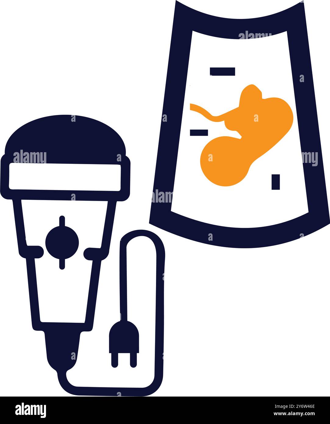 Ultrasound machine diagnostic equipment Cut Out Stock Images & Pictures ...