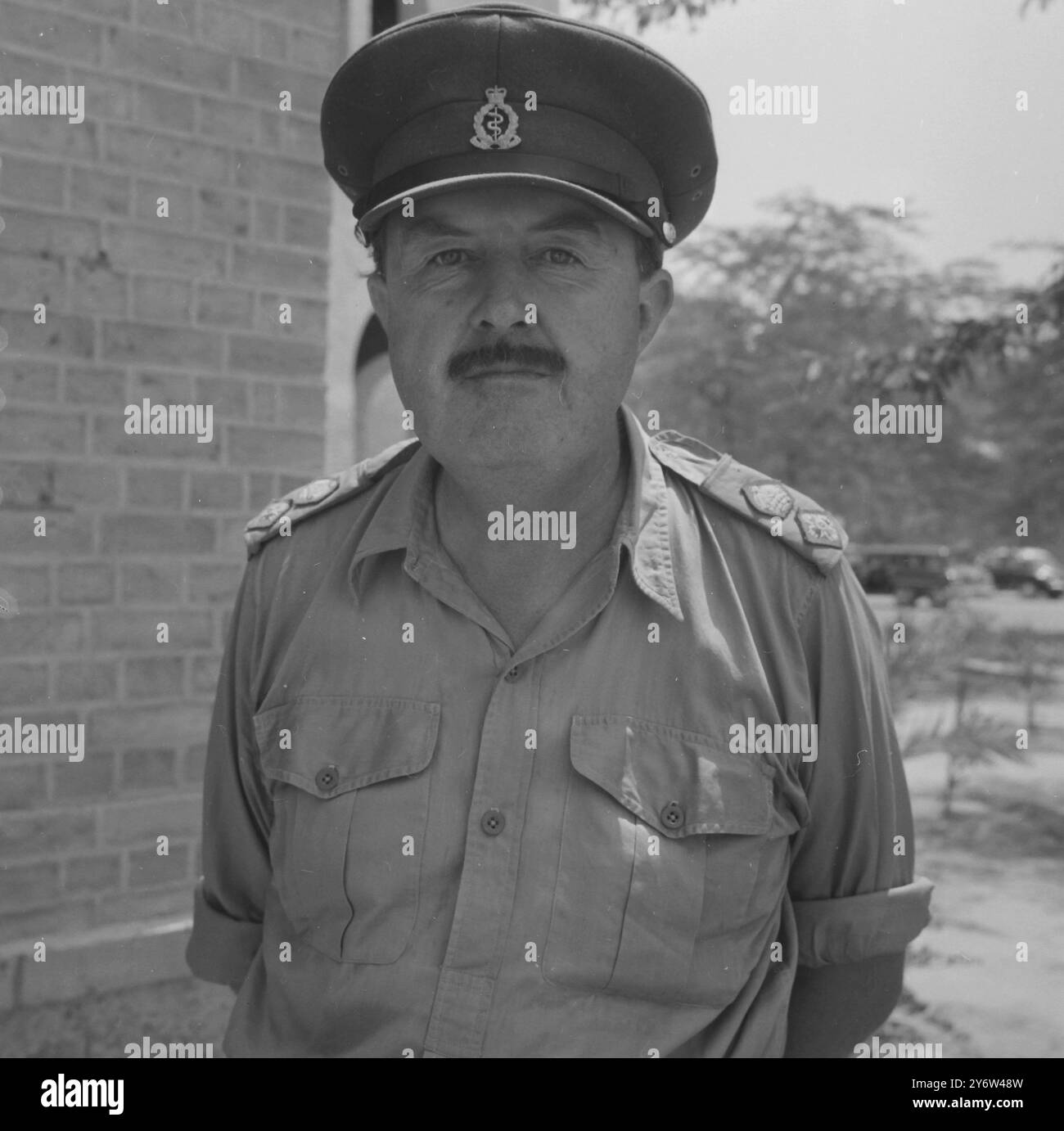 COLONEL BRIAN HUGHES IN KUWAIT 10 JULY 1961 Stock Photo - Alamy