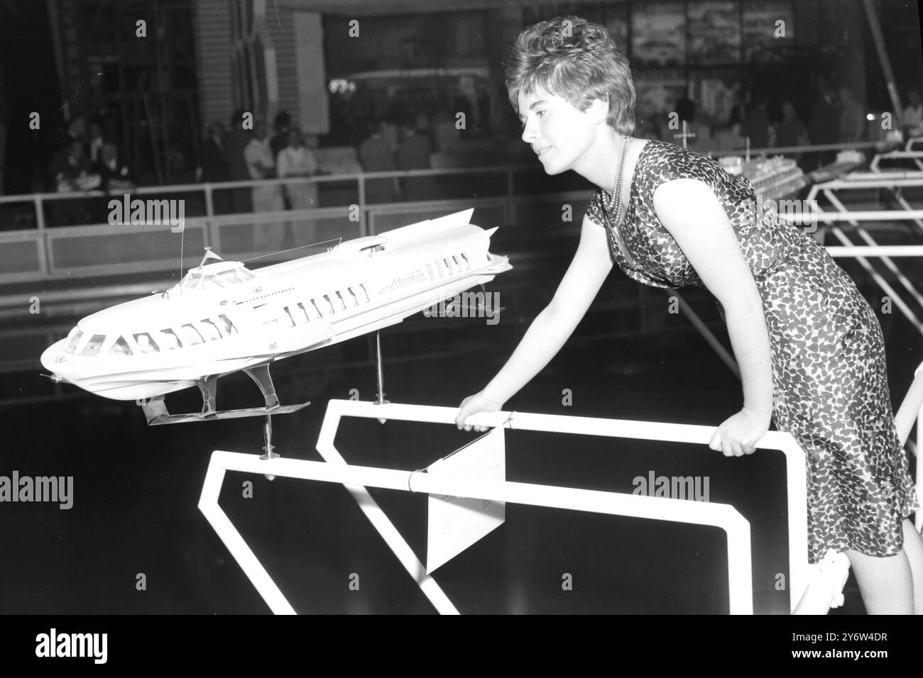 JANET MCDERMID HYDROFOIL SHIP MODEL AT EARLS COURT SOVIET EXHIBITION ...
