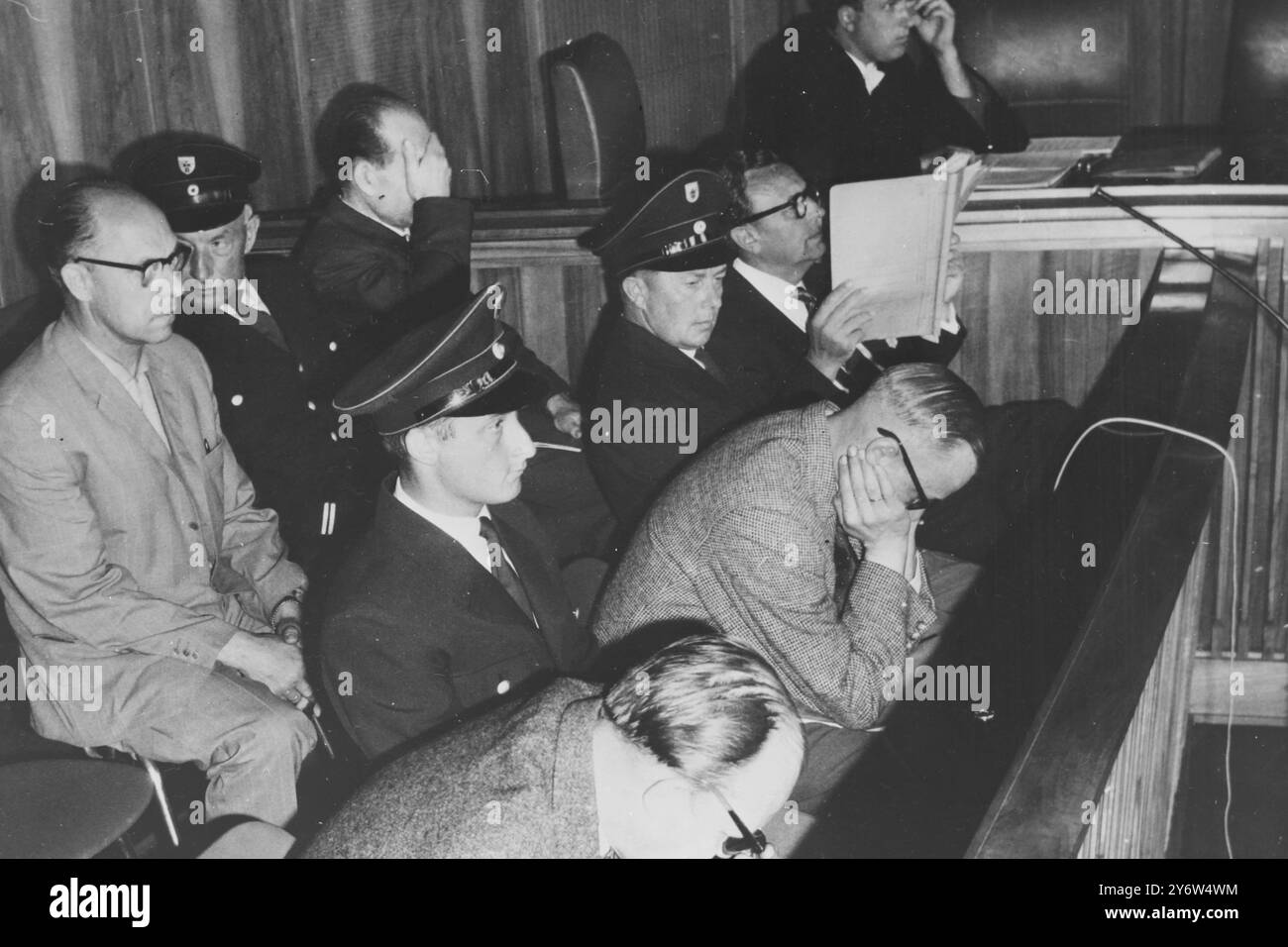LAW & ORDER 4 SS OFFICERS ACCUSED KILLING JEWS POLICE OPENING TRIAL IN ...