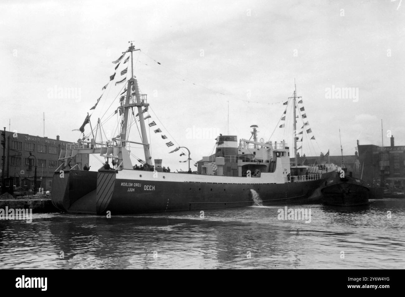 FISHING SHIP LORD NELSON - BRITAINS MOST MODERN TRAWLER 5 JULY 1961 ...