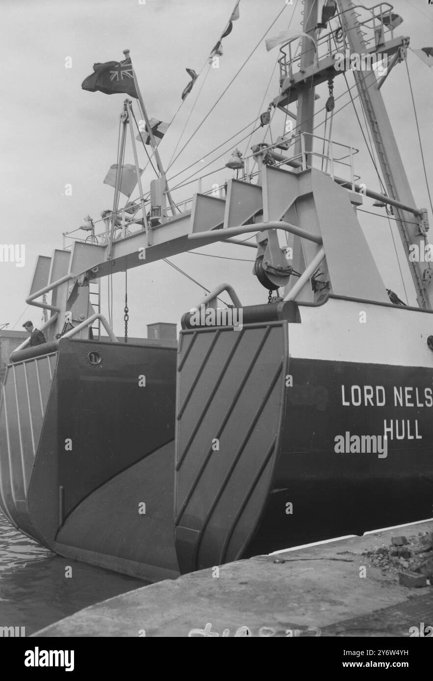 FISHING SHIP LORD NELSON - BRITAINS MOST MODERN TRAWLER 5 JULY 1961 ...