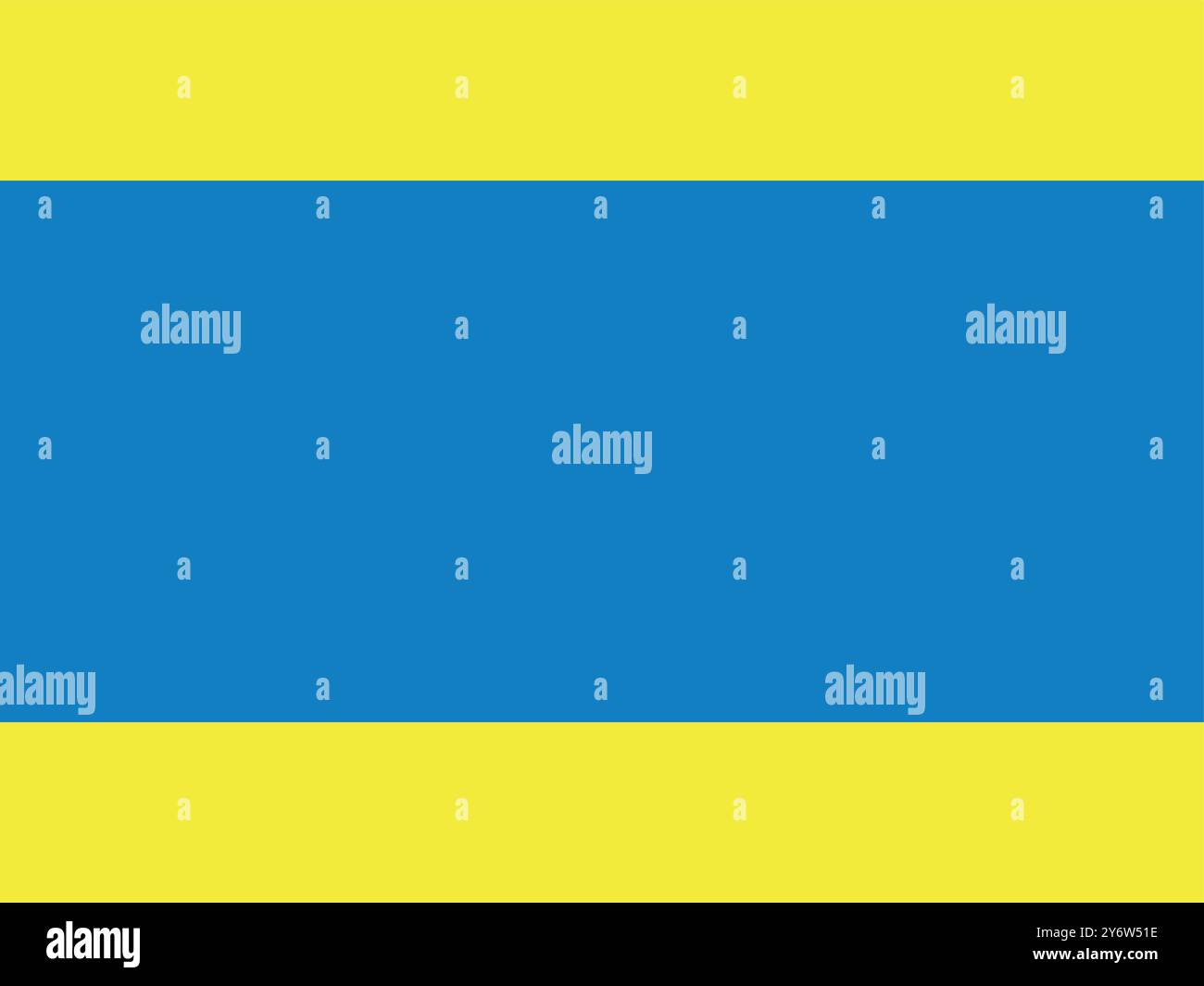 A blue and yellow striped flag with a blue background. The blue and ...