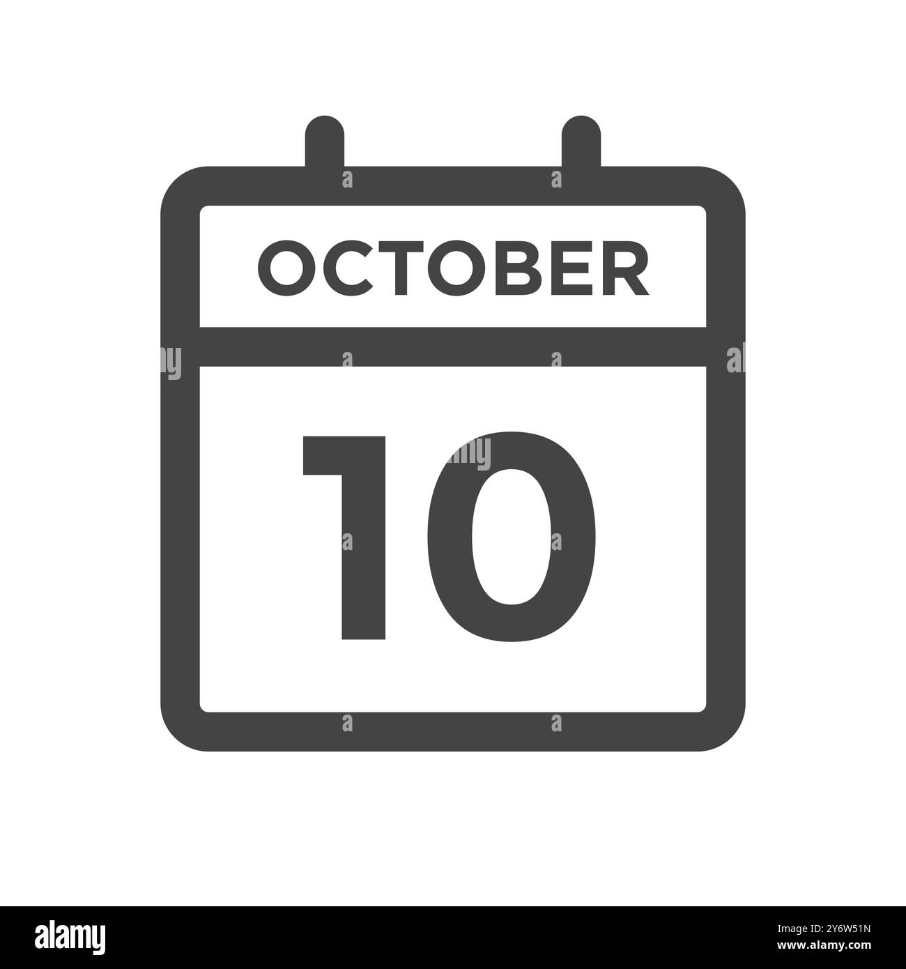 October 10 Calendar Day or Calender Date for Deadline and Appointment ...
