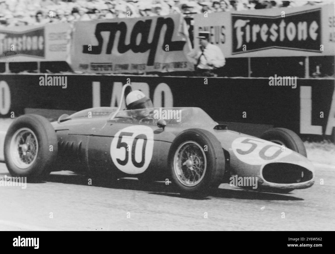 RACING DRIVER GIANCARLO BAGHETTI ON FERRARI WINS FRENCH GRAND PRIX 3 ...