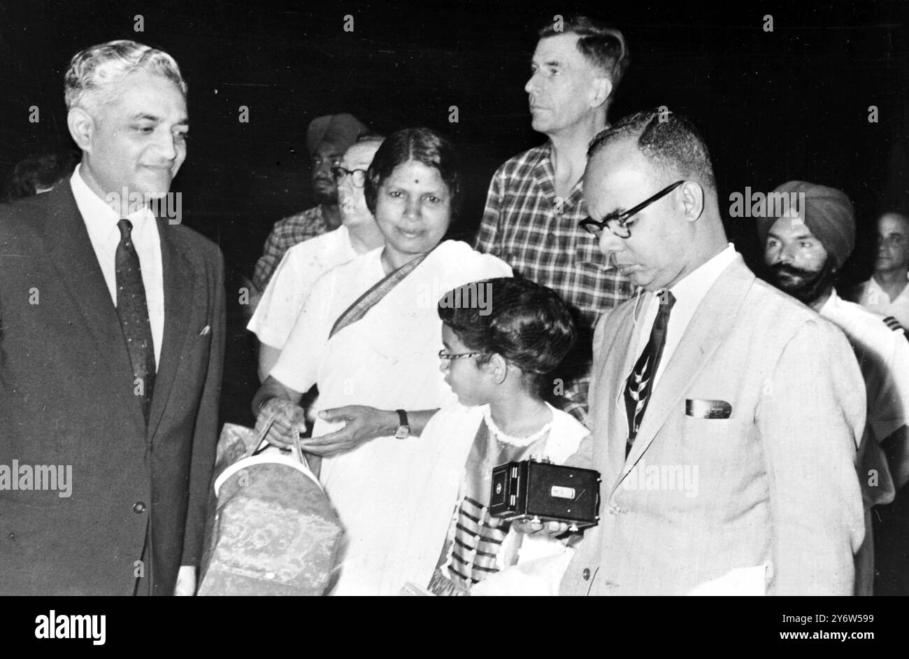 PRIME MINISTER OF TRYNIDAD ERIC WILLIAMS WITH INDIA'S BANERJI AND JOHN ...