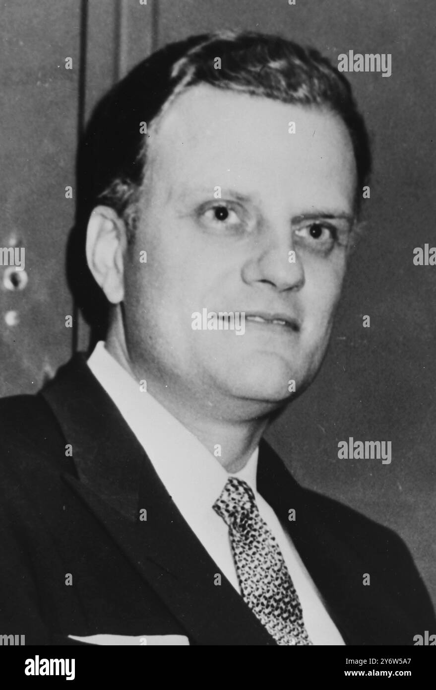 BILLY GRAHAM - PORTRAIT / 30 JUNE 1961 Stock Photo - Alamy