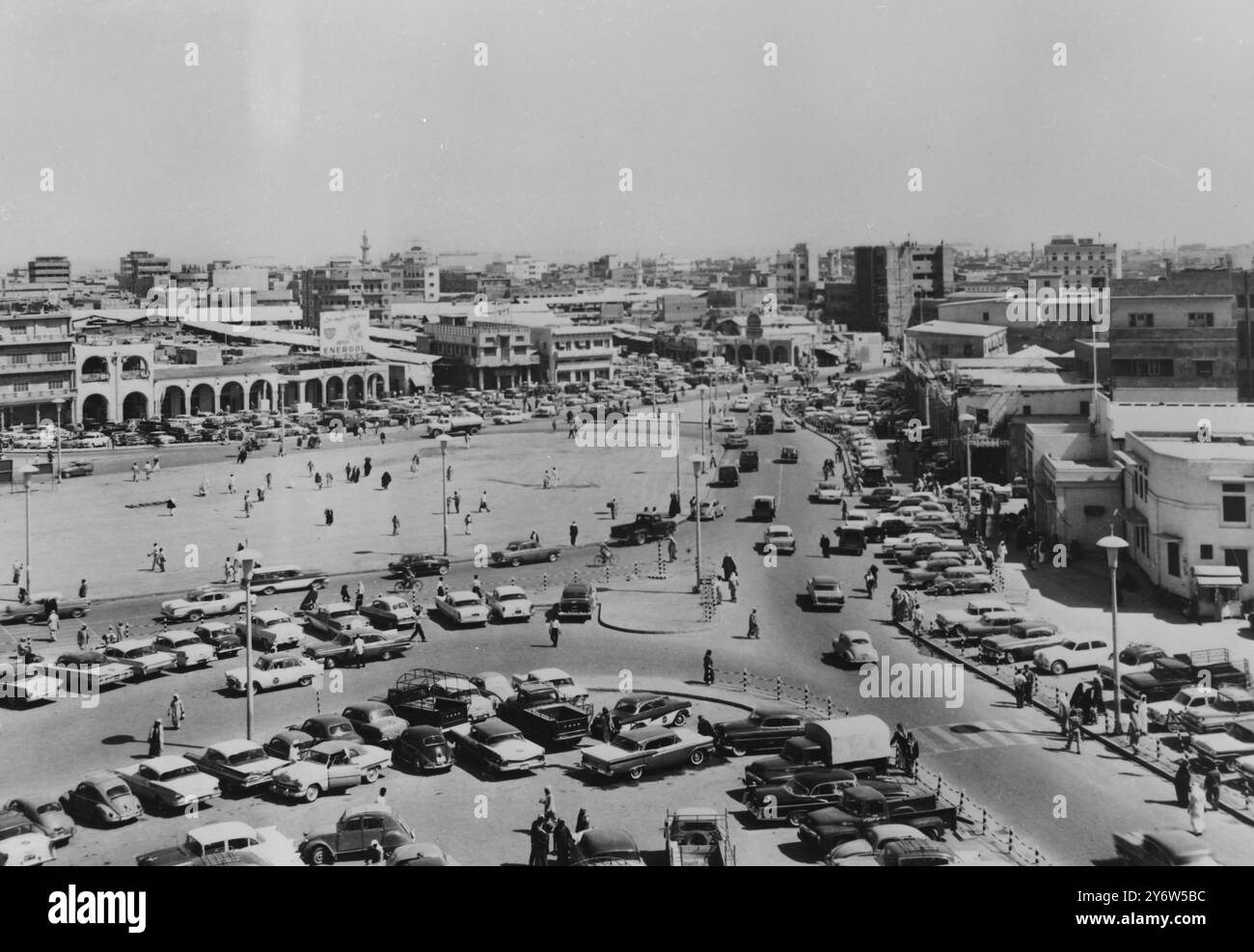 THE MAIN SQUARE OF KUWAIT CITY 30 JUNE 1961 Stock Photo - Alamy
