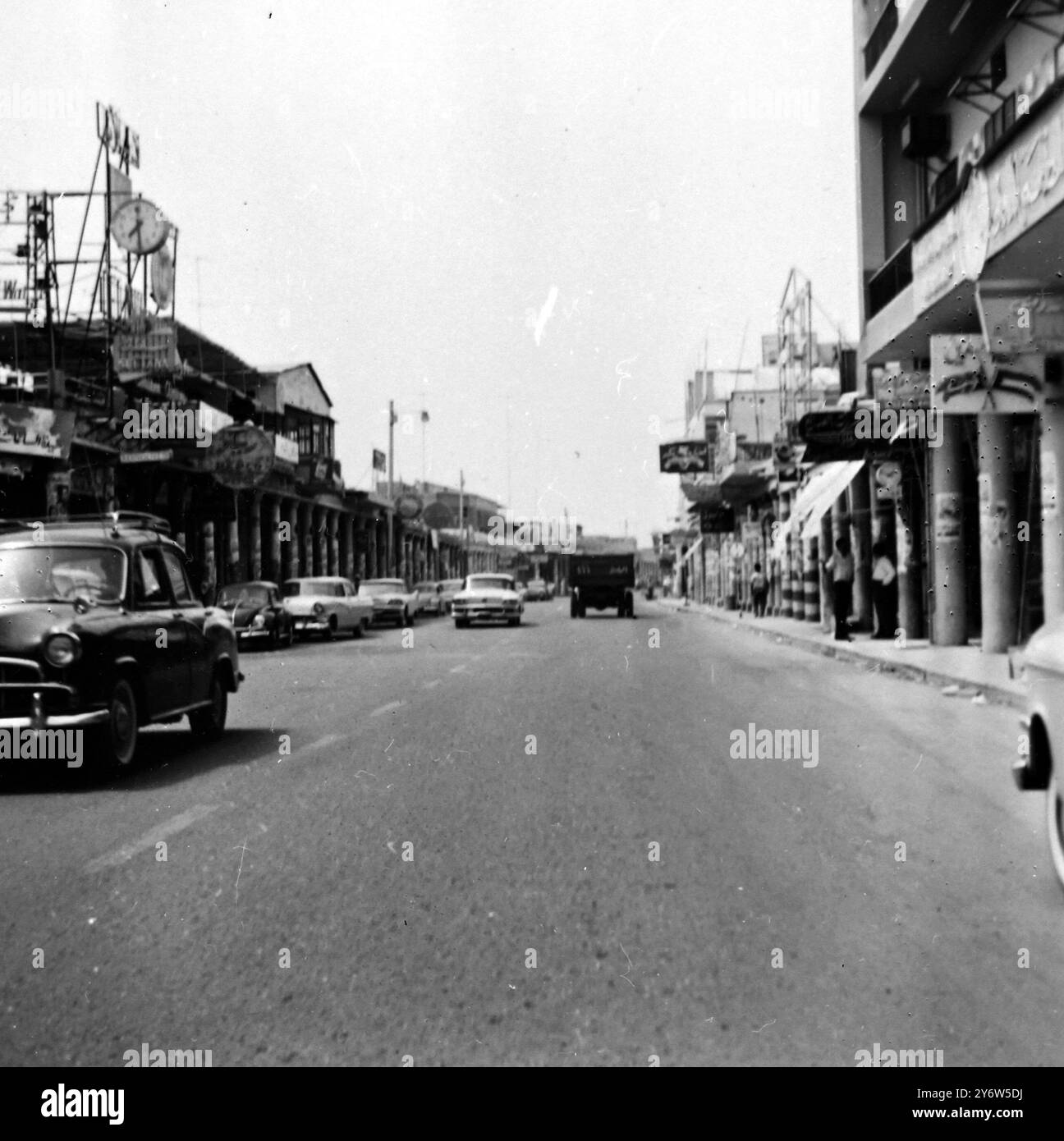 STREET IN KUWAIT 28 JUNE 1961 Stock Photo - Alamy
