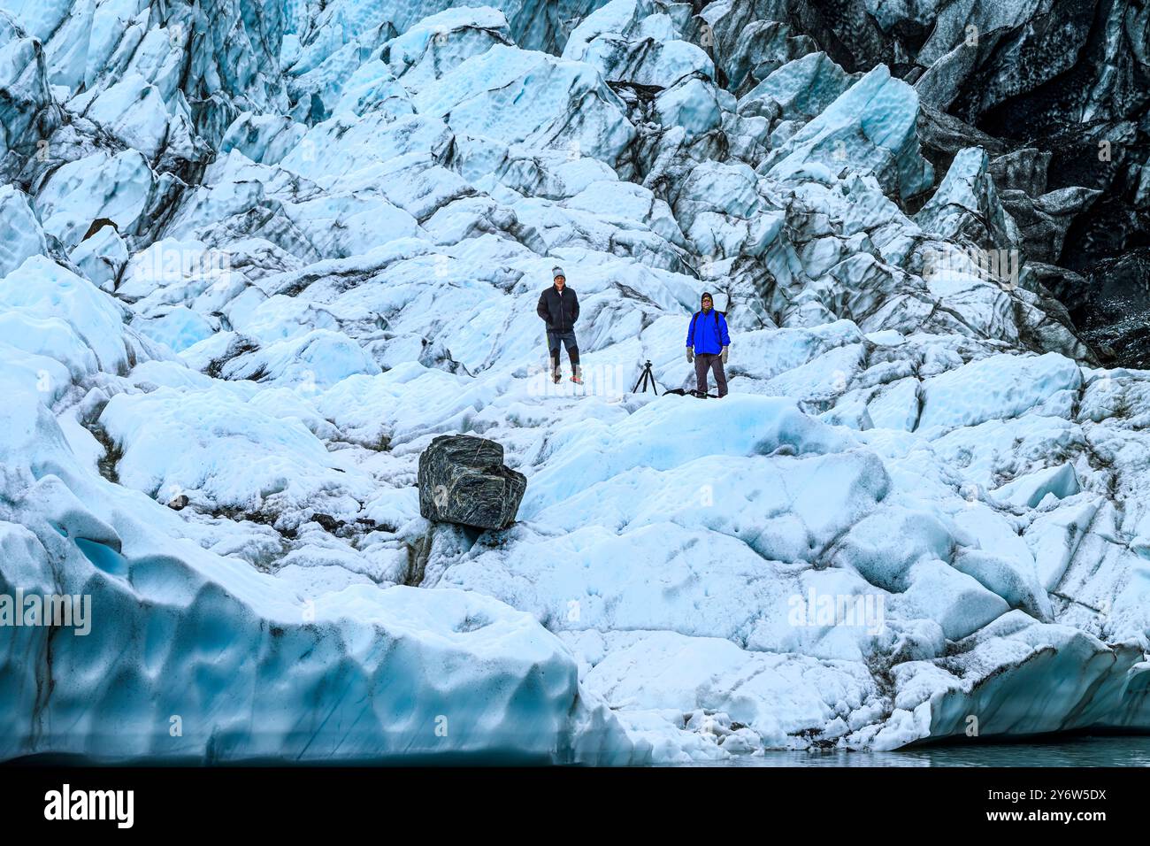 Matanuska glacier couple hi-res stock photography and images - Alamy